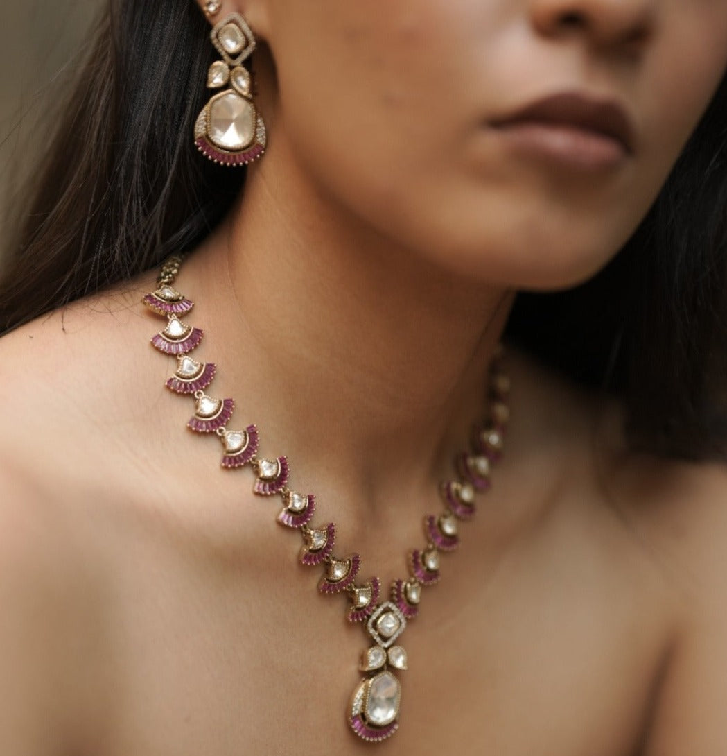 Haath Pankha Necklace Set – Jewel Box by ARNAV